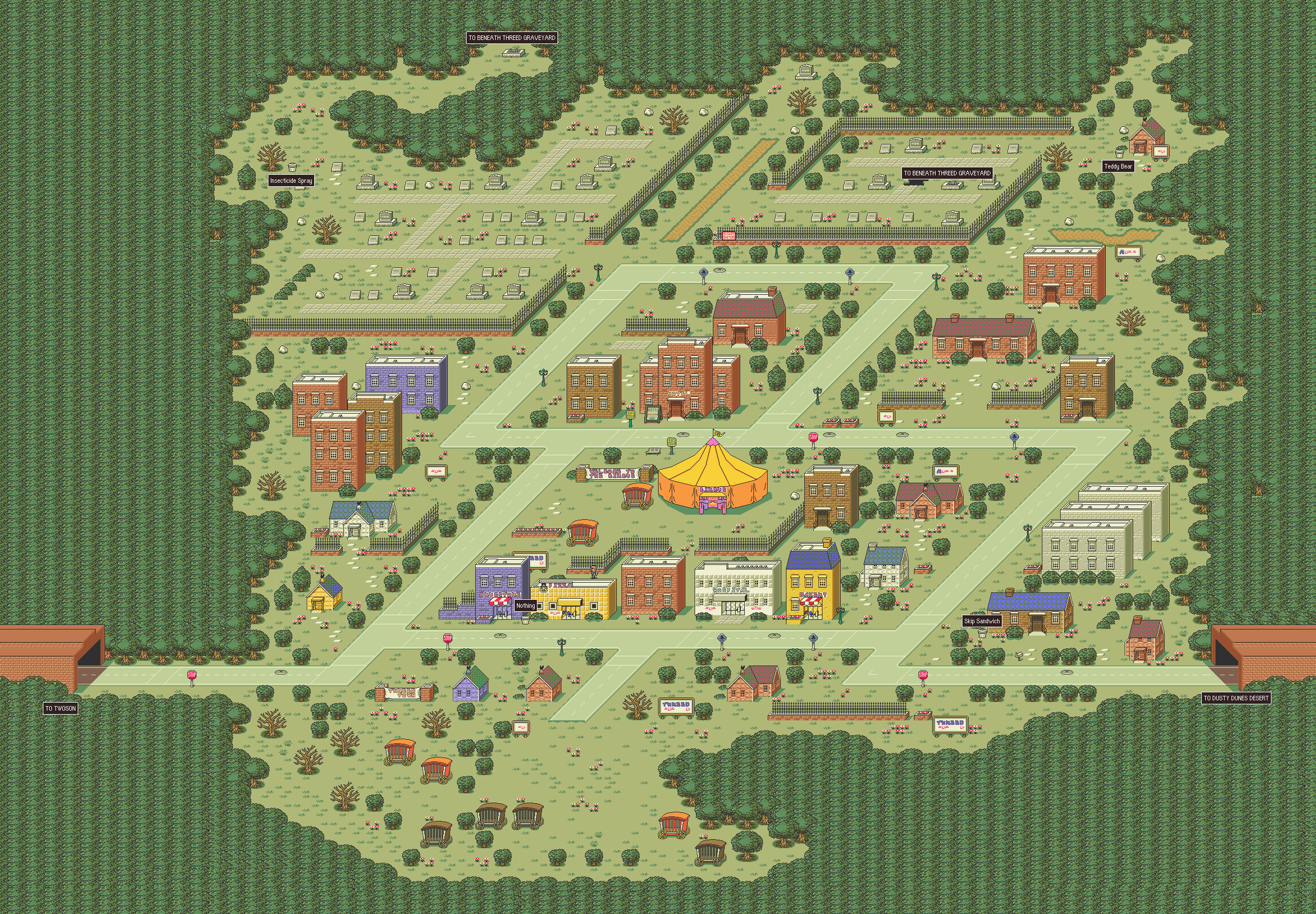 STARMEN.NET - MOTHER 2 / EarthBound Maps